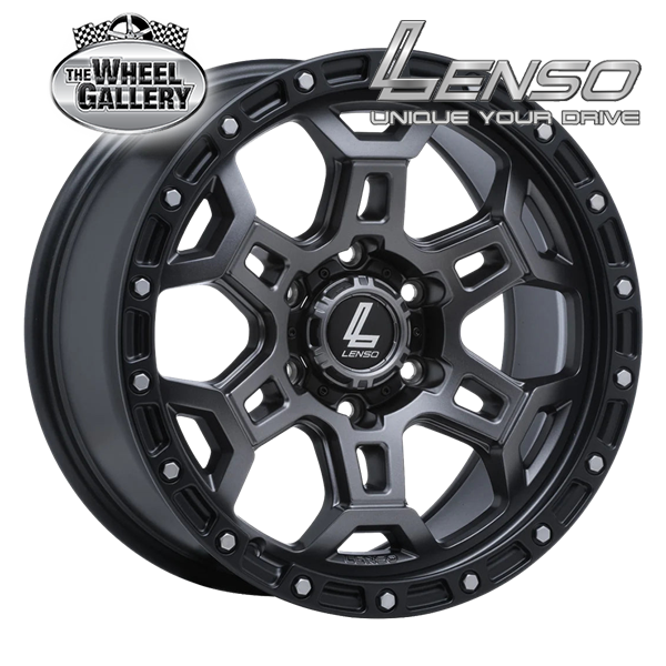 Lenso Argo 17X9 6/139.7 30P Argo Graphite Grey — The Wheel Gallery