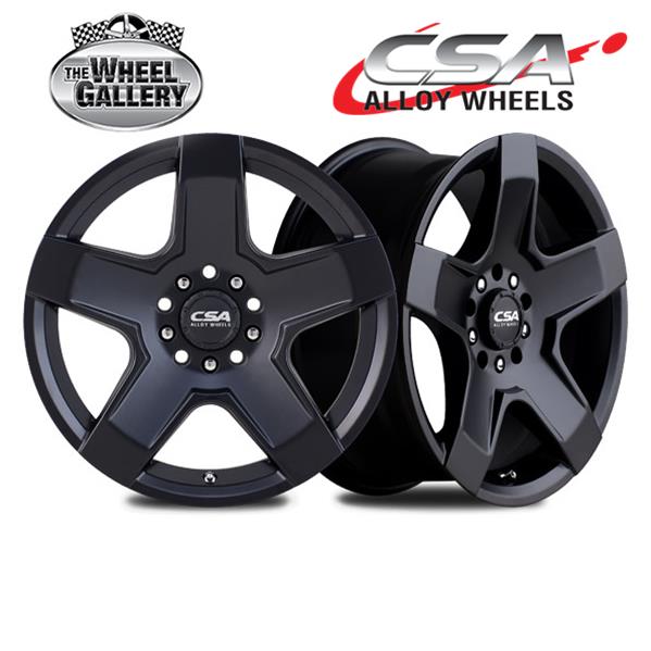 CSA Outlaw Small Cap 16x8 5/120 P35 Satin Black — The Wheel Gallery