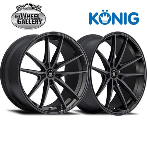 Konig Oversteer 17x8 5/114.3 P40 Gloss Black — The Wheel Gallery