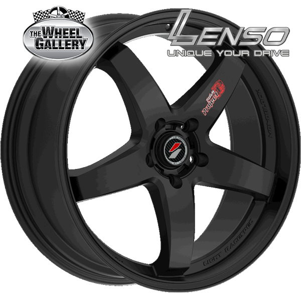 Lenso D-1R 18X8 5/120 35P D-1R Matt Black — The Wheel Gallery