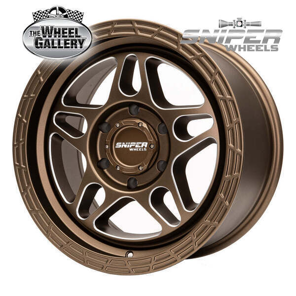 Sniper Millrad 17x9 5/150 N12 Bronze Wheels — The Wheel Gallery
