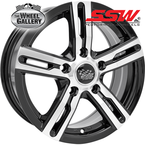 SSW KARGIN 16 x 6.5 P55P FULL POLISH BLACK — The Wheel Gallery
