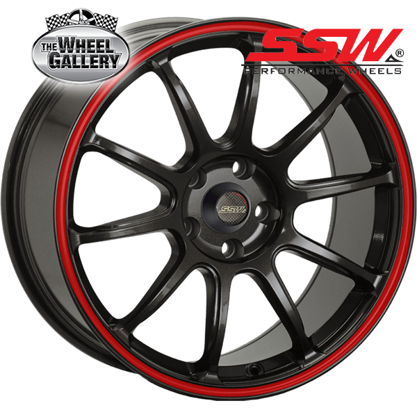 SSW LAGUNA SECA 15 x 7 P35P BLACK RED LINE — The Wheel Gallery