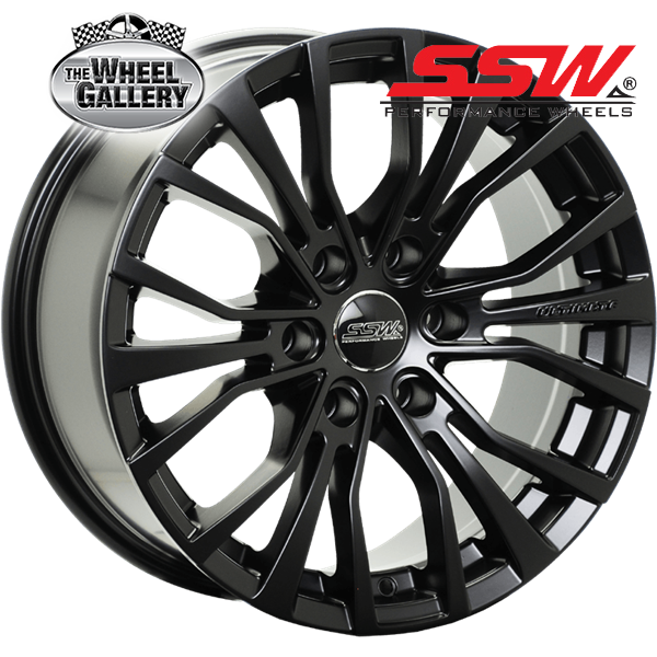 SSW ULTIMATE 17 x 8 P30P BLACK MATT — The Wheel Gallery