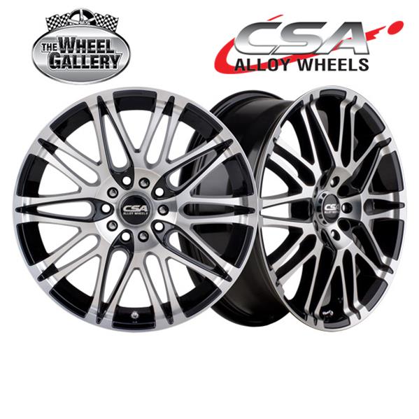 CSA Vorst 15x6 4/100 P38 Gunmetal Black Machined Face — The Wheel Gallery