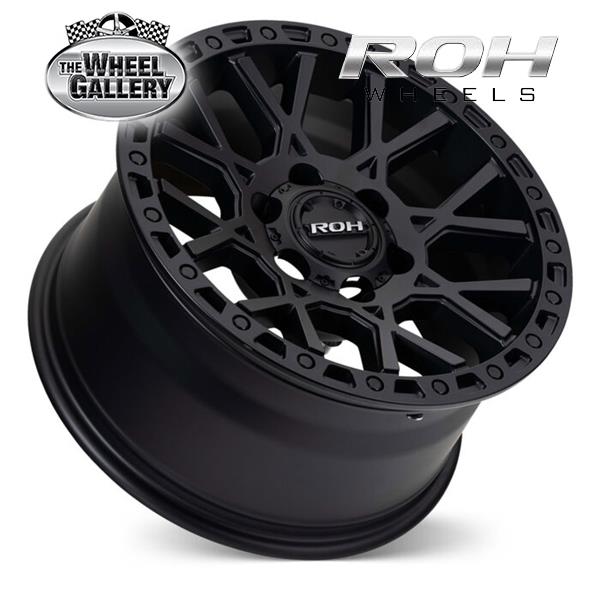 ROH CRAWLER 16x8 6/139.7 30 MATT BLACK — The Wheel Gallery