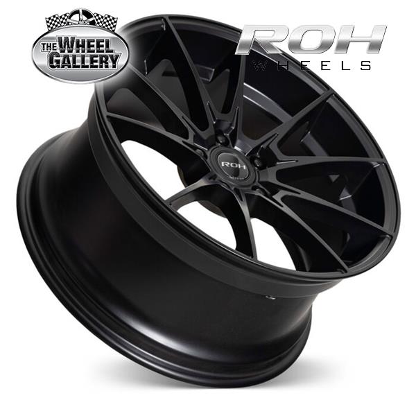 ROH PURSUIT 17x8 5/120 40 MATT BLACK — The Wheel Gallery