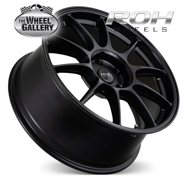 ROH RF7 15x6.5 5/114.3 40 MATT BLACK — The Wheel Gallery