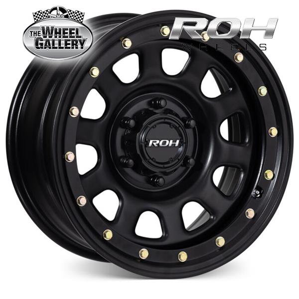 ROH TRAK DL 16x8 6/139.7 0 BLACK — The Wheel Gallery