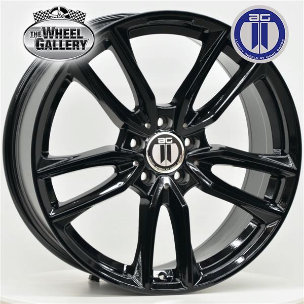 AG AM612 19 Inch Staggered ET42 Gloss Black Set of 4 Wheels — The Wheel ...