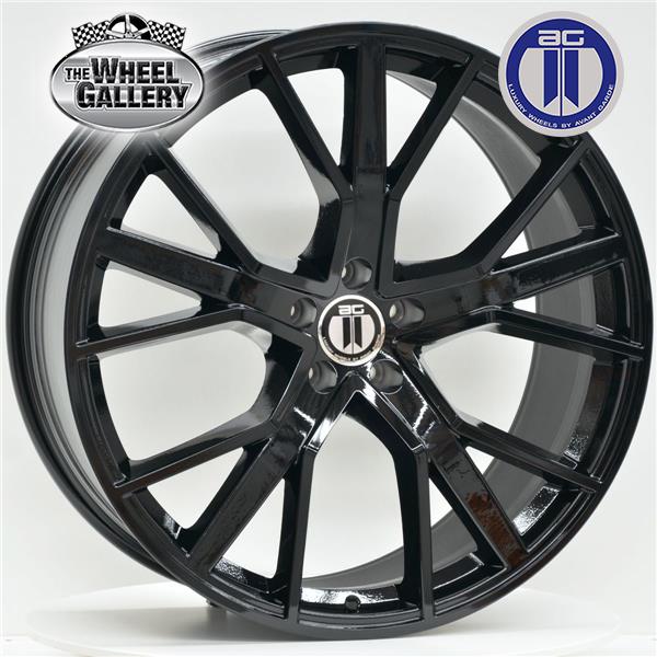 AG ARROW 22x9.5 ET30 5/112 Gloss Black Set of 4 Wheels — The Wheel Gallery