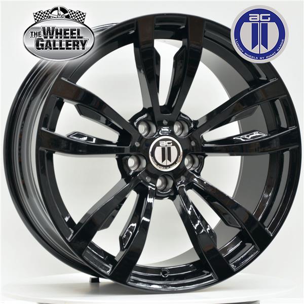 AG F15 20 Inch Staggered Gloss Black - BMW X5/X6 Set of 4 Wheels — The ...