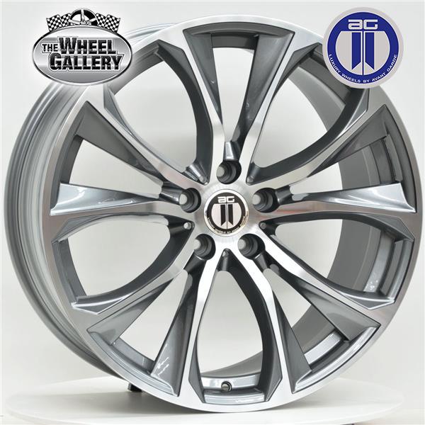 AG F16 21 Inch Staggered Grey Machined - BMW X5/X6 Set of 4 Wheels ...