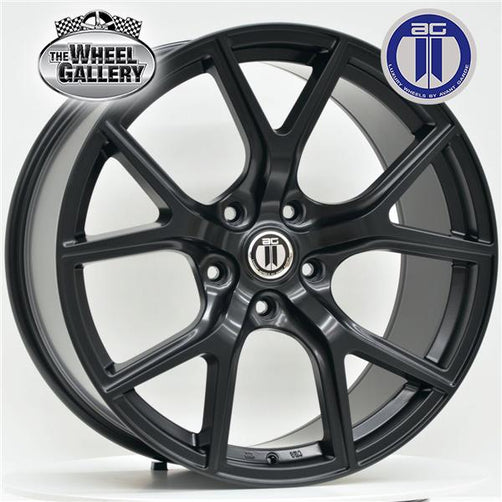 AG HAWK 20x10 ET50 5/127 Satin Black Set of 4 Wheels — The Wheel Gallery