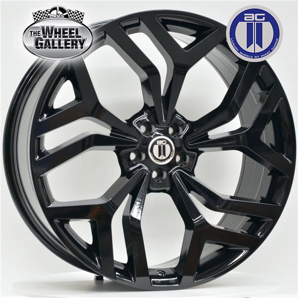 AG SIGNATURE 20x8.5 5/120 Gloss Black Set of 4 Wheels — The Wheel Gallery
