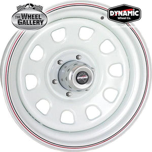 Dynamic Steel D Style 15x6 5/114.3 ET+-12 Black Wheels — The Wheel Gallery