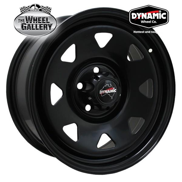 Dynamic Steel Sunraysia Trailer 15x7 6/139.7 ET+-9 Black Wheels — The ...