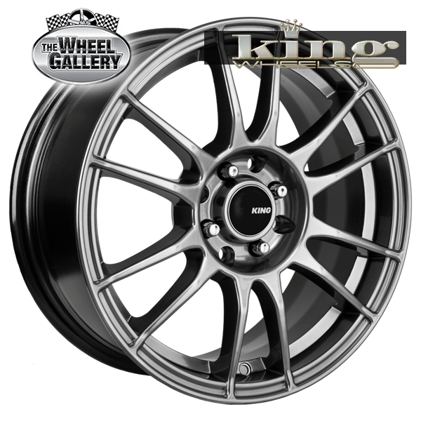 King CIRCUIT 14x6 4/100 35P Hyper Black — The Wheel Gallery