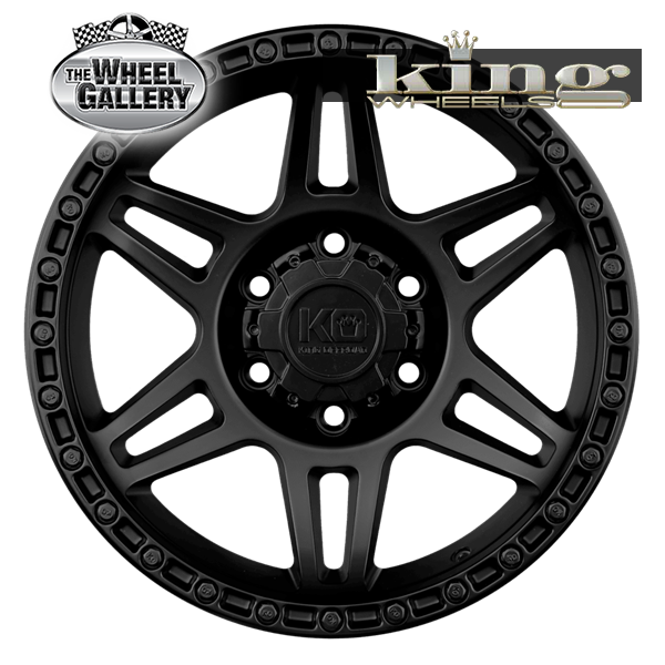 King KONG 17x9 5/150 0P Satin Black — The Wheel Gallery
