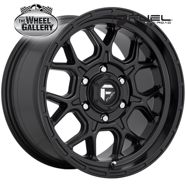 FUEL D670 TECH 20x9 6/139.70 Matte Black Alloy Wheels — The Wheel Gallery
