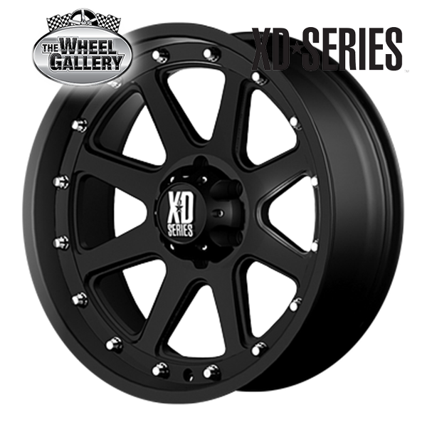 XD WHEELS XD798 ADDICT 17x9 6/139.70 Matte Black Alloy Wheels — The ...