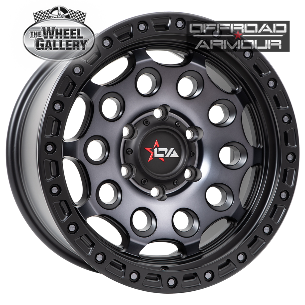 Offroad Armour Chamber 17x9 6/139.7 ET+12 Satin Black With Grey Tint ...